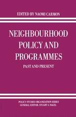 Neighbourhood Policy and Programmes: Past and Present | SpringerLink