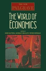 The World of Economics | Springer Nature Link