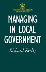 Managing in Local Government | SpringerLink