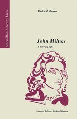 John Milton: A Literary Life | Springer Nature Link