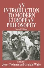 An Introduction to Modern European Philosophy | SpringerLink