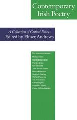 Contemporary Irish Poetry: A Collection of Critical Essays | SpringerLink