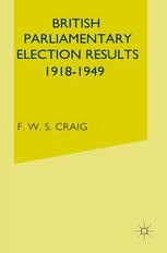 British Parliamentary Election Results 1918-49 | Springer Nature Link