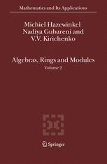 Algebras, Rings and Modules: Volume 2 | SpringerLink