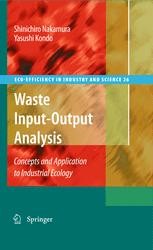 Waste Input-Output Analysis: Concepts and Application to Industrial ...