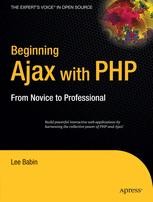 Beginning Ajax with PHP: From Novice to Professional | SpringerLink