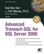 Advanced Transact-SQL for SQL Server 2000 | SpringerLink