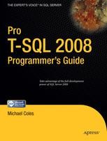 Pro T-SQL 2008 Programmer's Guide | SpringerLink