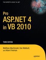 Pro ASP.NET 4 in VB 2010 | SpringerLink