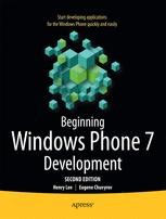 Beginning Windows Phone 7 Development | SpringerLink