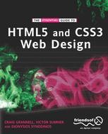 The Essential Guide to HTML5 and CSS3 Web Design | SpringerLink
