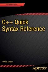C++ Quick Syntax Reference | SpringerLink