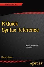 R Quick Syntax Reference | SpringerLink