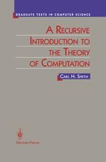 A Recursive Introduction to the Theory of Computation | SpringerLink