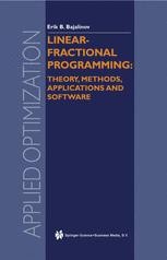 Linear-Fractional Programming Theory, Methods, Applications and Software | SpringerLink