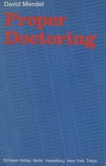 Proper Doctoring | SpringerLink