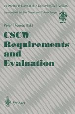 CSCW Requirements and Evaluation | SpringerLink