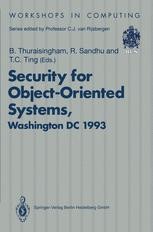 Security for Object-Oriented Systems: Proceedings of the OOPSLA-93 ...