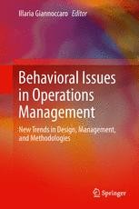 Behavioral Issues in Operations Management: New Trends in Design ...