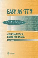Easy as π?: An Introduction to Higher Mathematics | SpringerLink