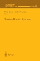 Random Discrete Structures | SpringerLink