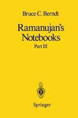 Ramanujan’s Notebooks: Part III | Springer Nature Link (formerly ...