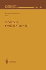 Nonlinear Optical Materials | SpringerLink