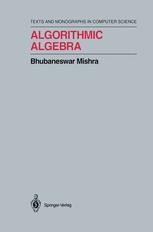 Algorithmic Algebra | SpringerLink