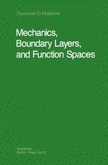 Mechanics, Boundary Layers and Function Spaces | SpringerLink