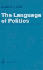 The Language of Politics | Springer Nature Link (formerly SpringerLink)