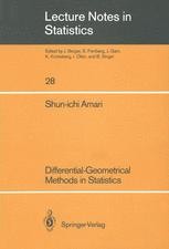 Differential-Geometrical Methods in Statistics | Springer Nature Link ...