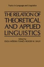 The Relation of Theoretical and Applied Linguistics | SpringerLink