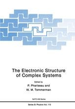 The Electronic Structure of Complex Systems | SpringerLink