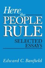 Here the People Rule: Selected Essays | Springer Nature Link (formerly ...