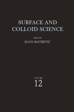 Surface and Colloid Science | SpringerLink