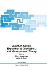 Quantum Optics, Experimental Gravity, and Measurement Theory | SpringerLink
