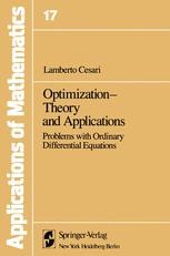 Optimization—Theory and Applications: Problems with Ordinary ...