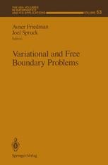Variational and Free Boundary Problems | SpringerLink