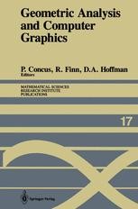 Geometric Analysis and Computer Graphics: Proceedings of a Workshop ...