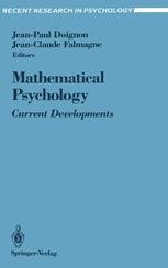 Mathematical Psychology: Current Developments | SpringerLink