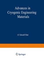 Advances in Cryogenic Engineering Materials: Volume 30 | Springer Nature Link (formerly ...