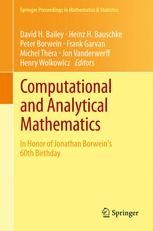 Computational and Analytical Mathematics: In Honor of Jonathan Borwein ...