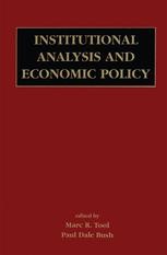 Institutional Analysis and Economic Policy | SpringerLink