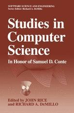 Studies in Computer Science: In Honor of Samuel D. Conte | Springer ...