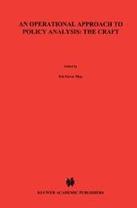 An Operational Approach to Policy Analysis: The Craft: Prescriptions ...