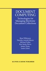 Document Computing: Technologies for Managing Electronic Document ...