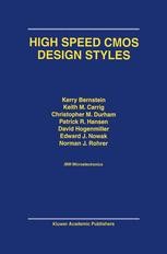 High Speed CMOS Design Styles | SpringerLink
