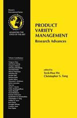 Product Variety Management: Research Advances | SpringerLink