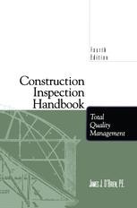 Construction Inspection Handbook: Total Quality Management | Springer ...