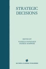 Strategic Decisions | Springer Nature Link (formerly SpringerLink)